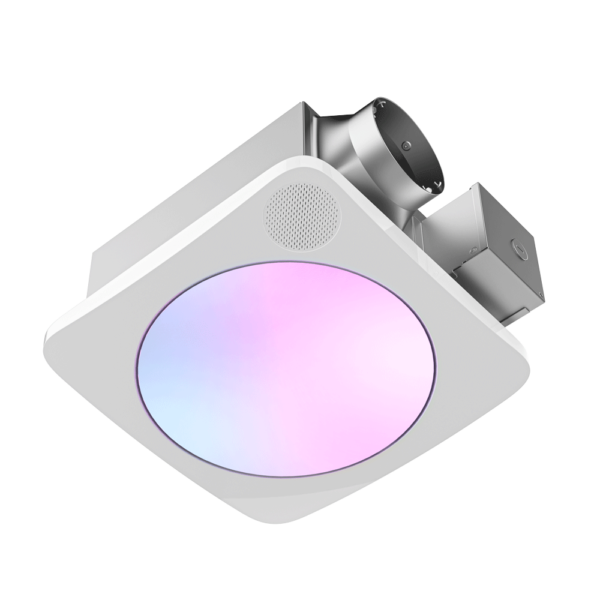 Aupu bath fan with rgb and speaker